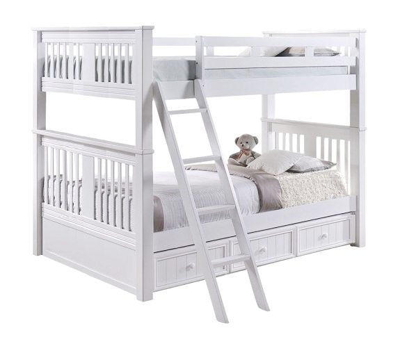 What Is The Space Between From Rail To Rail On Brockton Brockton White Queen Bunk Bed 